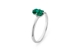 Emerald Ring Solitaire - 14K Gold | Akind