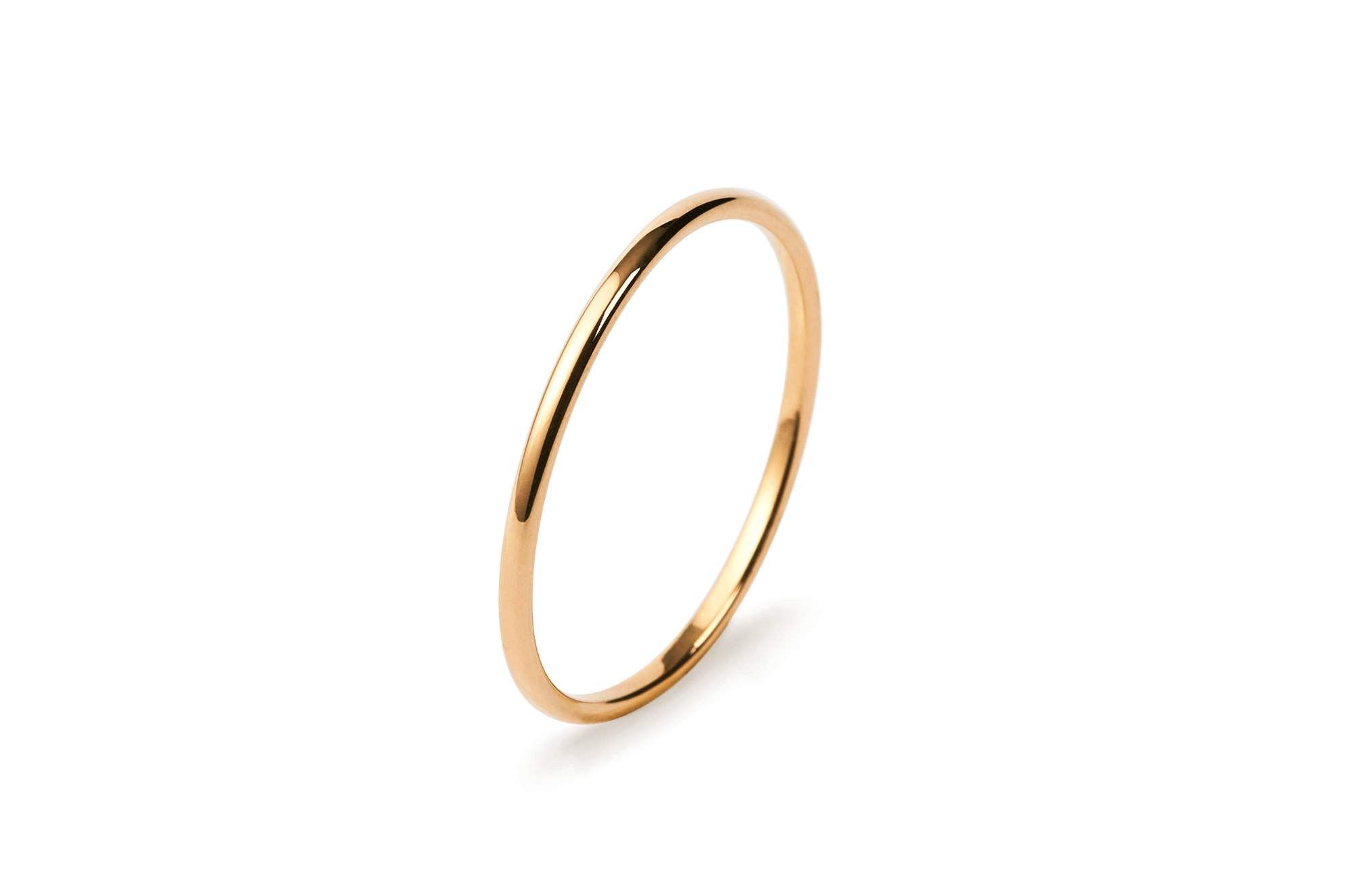 Basic Stacking Ring - 14K Simple Stacking Rings | Elegant Sustainable Jewelry at Akind