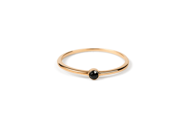 Mini Black Diamond Ring – AKIND