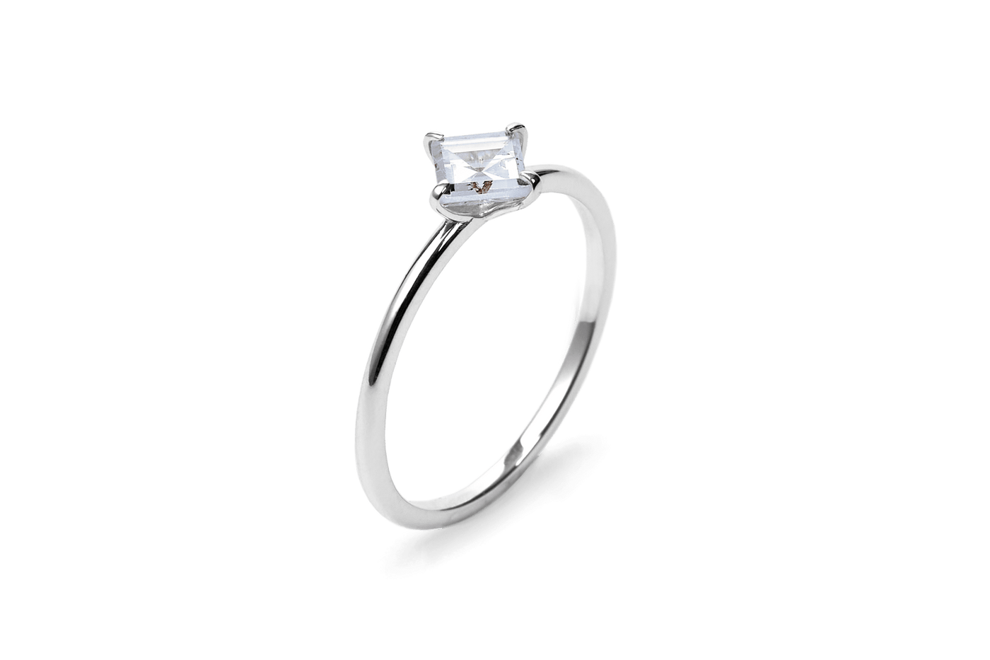 Square Cut Diamond Ring