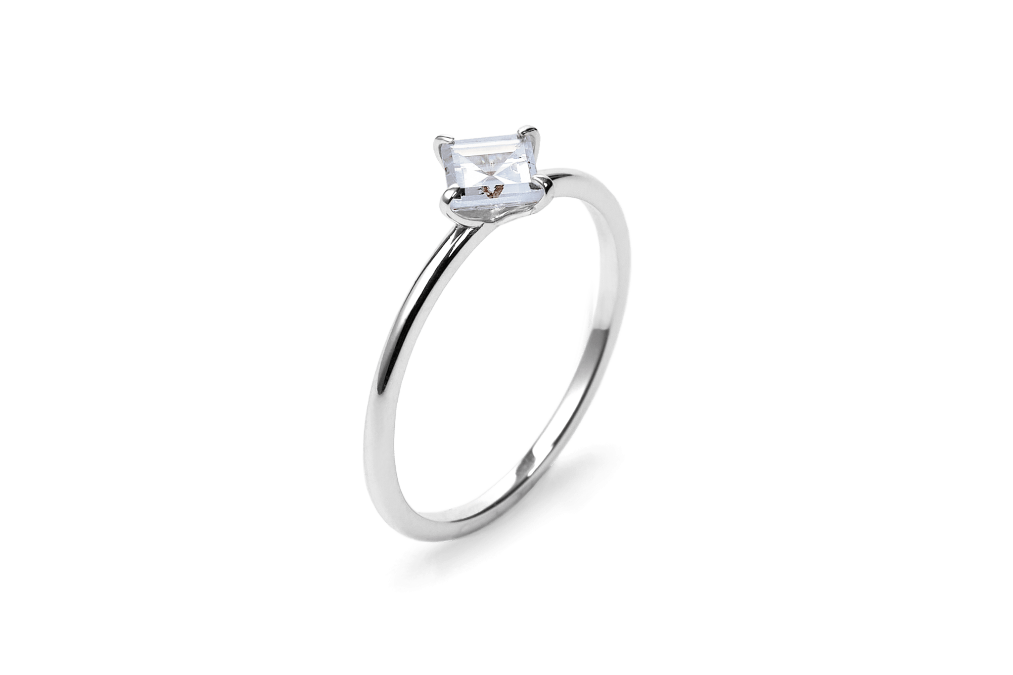 Square Cut Diamond Ring